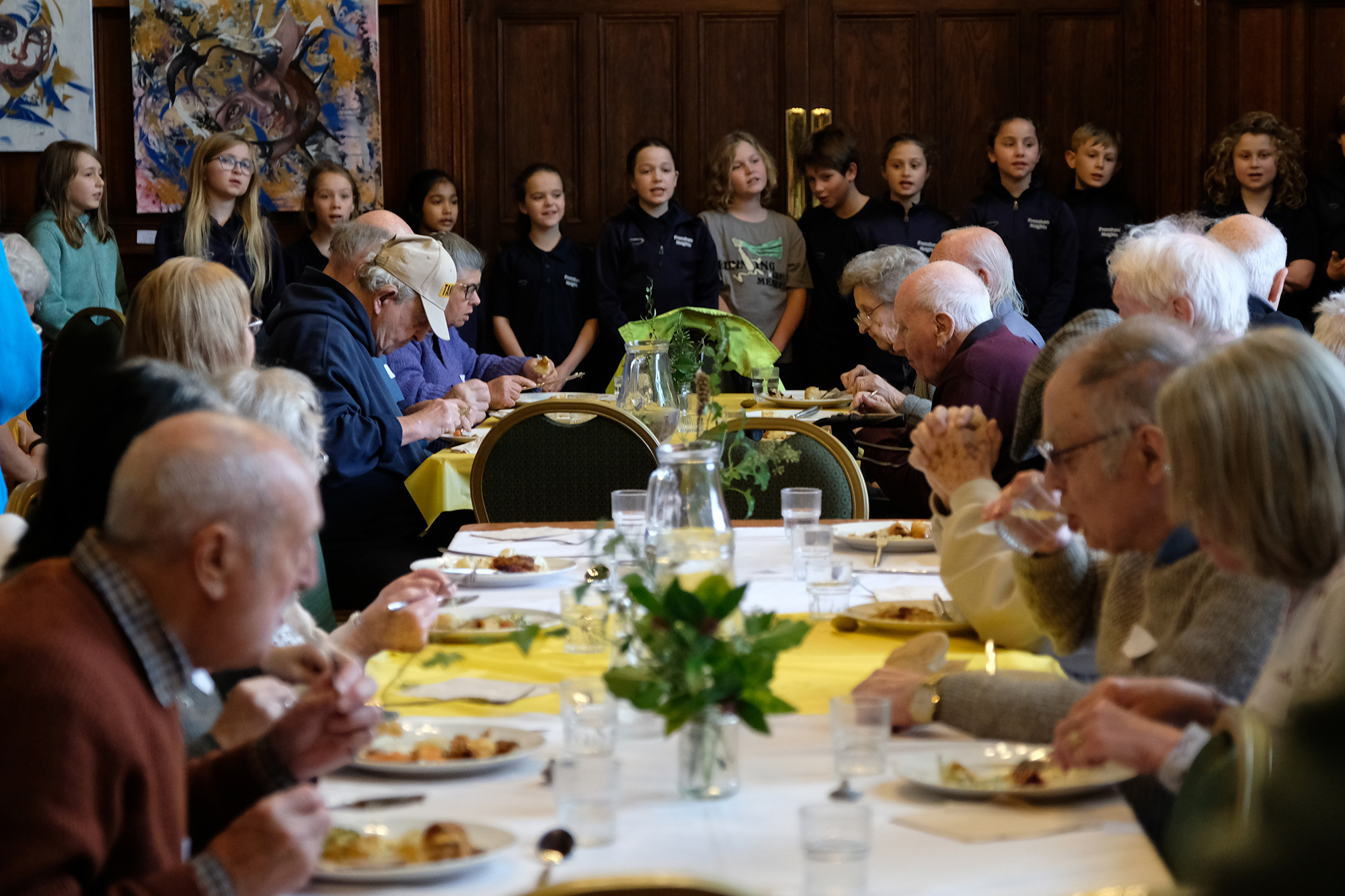 Frensham Heights School pupils build friendships with senior citizens ...
