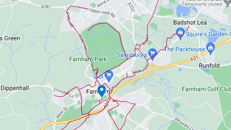 Farnham Cycling Campaign's plan for getting cyclists off the roads ...
