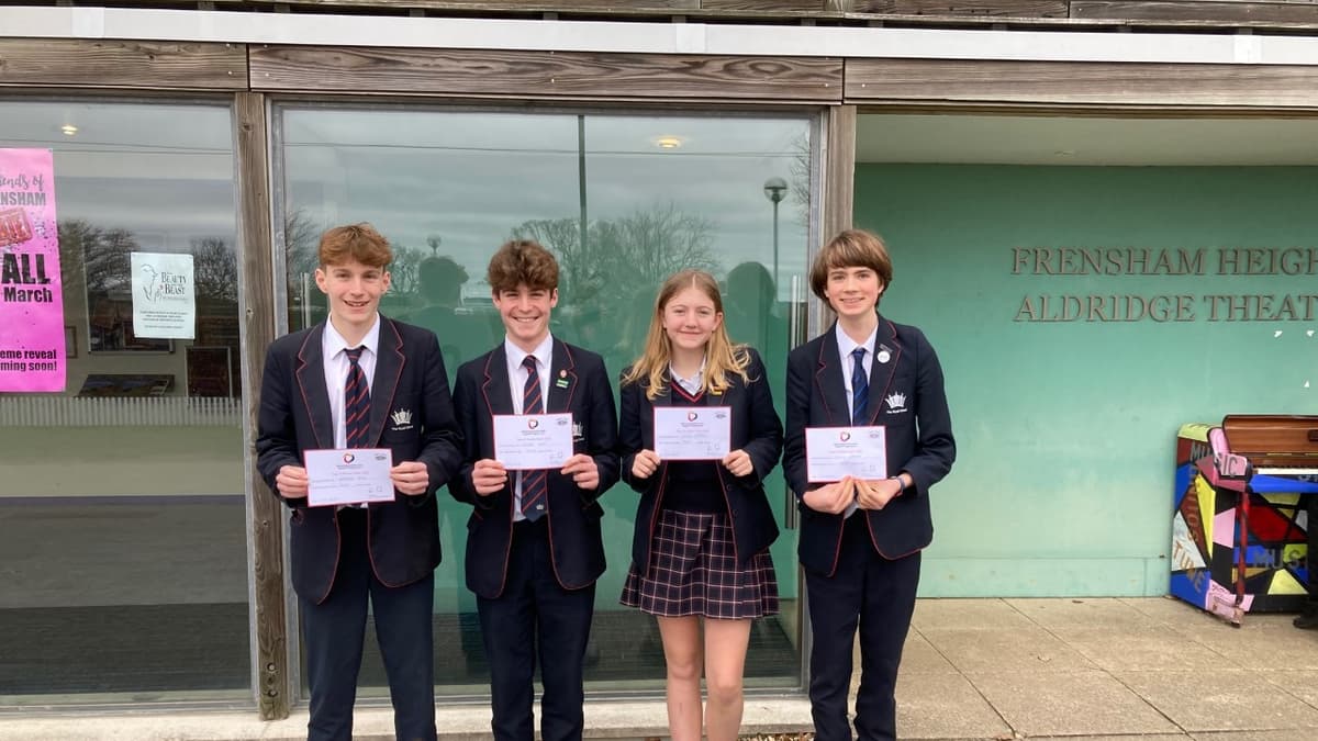 Royal School team channels Archimedes to bag maths prize ...