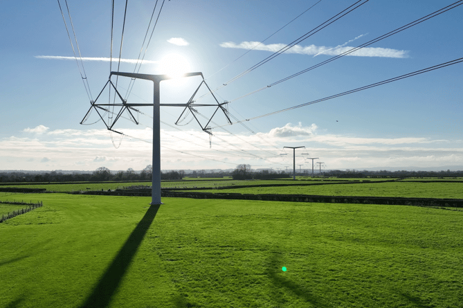 First electricity is flowing across Somerset through new pylons ...
