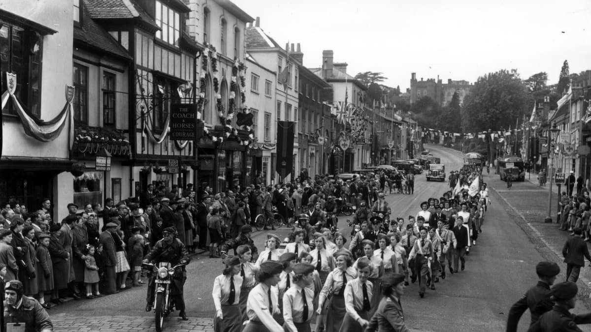 Looking back at the last Coronation celebrations in Farnham in 1953 ...