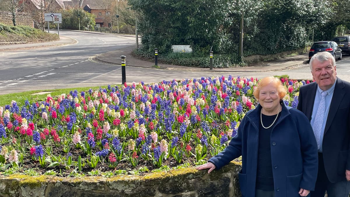 Liphook's new flower beds are fit for the new King ahead of Coronation ...