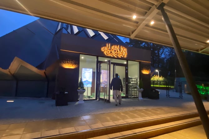 Inside Tilford's Mubarak Mosque during the holy month of Ramadan ...