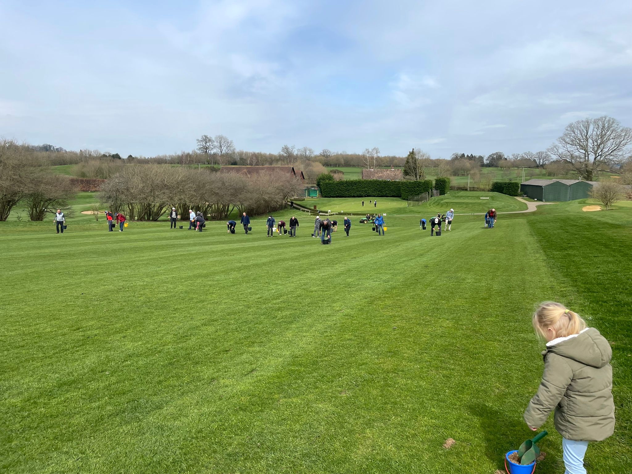 Petersfield Golf Club members get to work before new season gets into ...