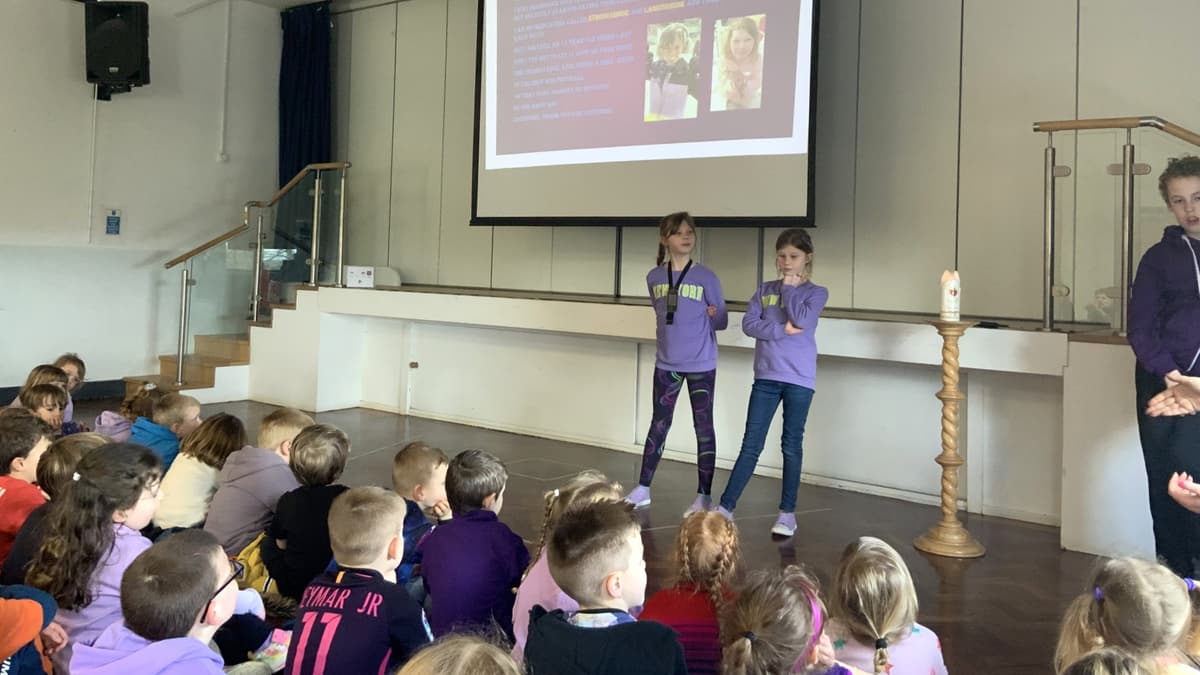 St Mary's Bentworth Primary School turns purple for Epilepsy Action ...