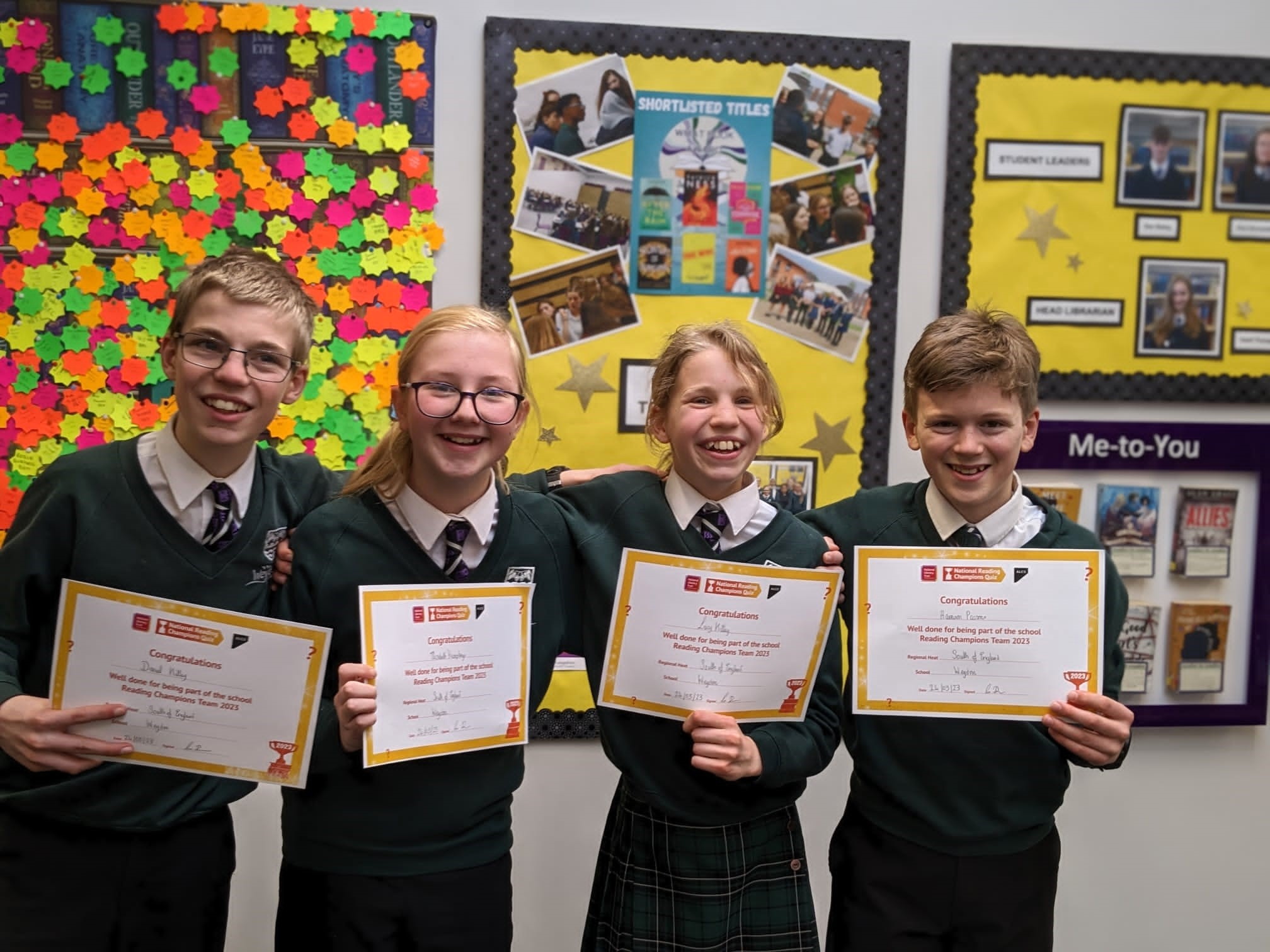 Weydon School pupils impress in National Reading Champions Quiz ...