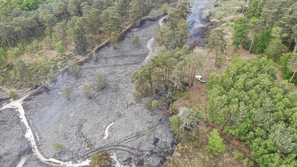 Frensham fire: Firefighters tell walkers to stay away from burnt ...