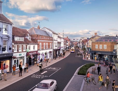 Roadworks in Farnham town centre next week for early Farnham ...