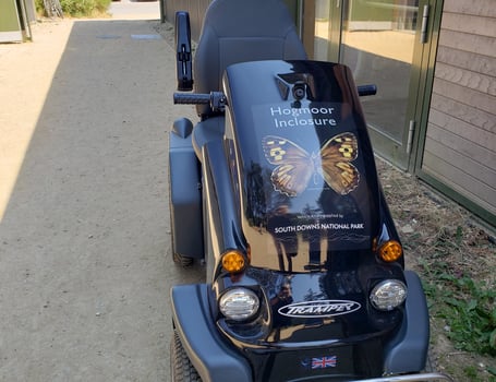 Hogmoor Inclosure in Bordon has a new off-road mobility scooter ...
