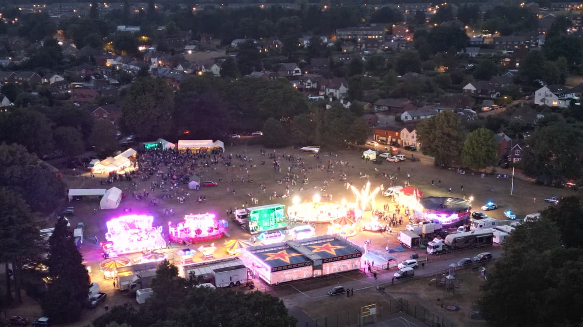 Watch: Incredible drone photos capture Hale Carnival 2023 from the air ...