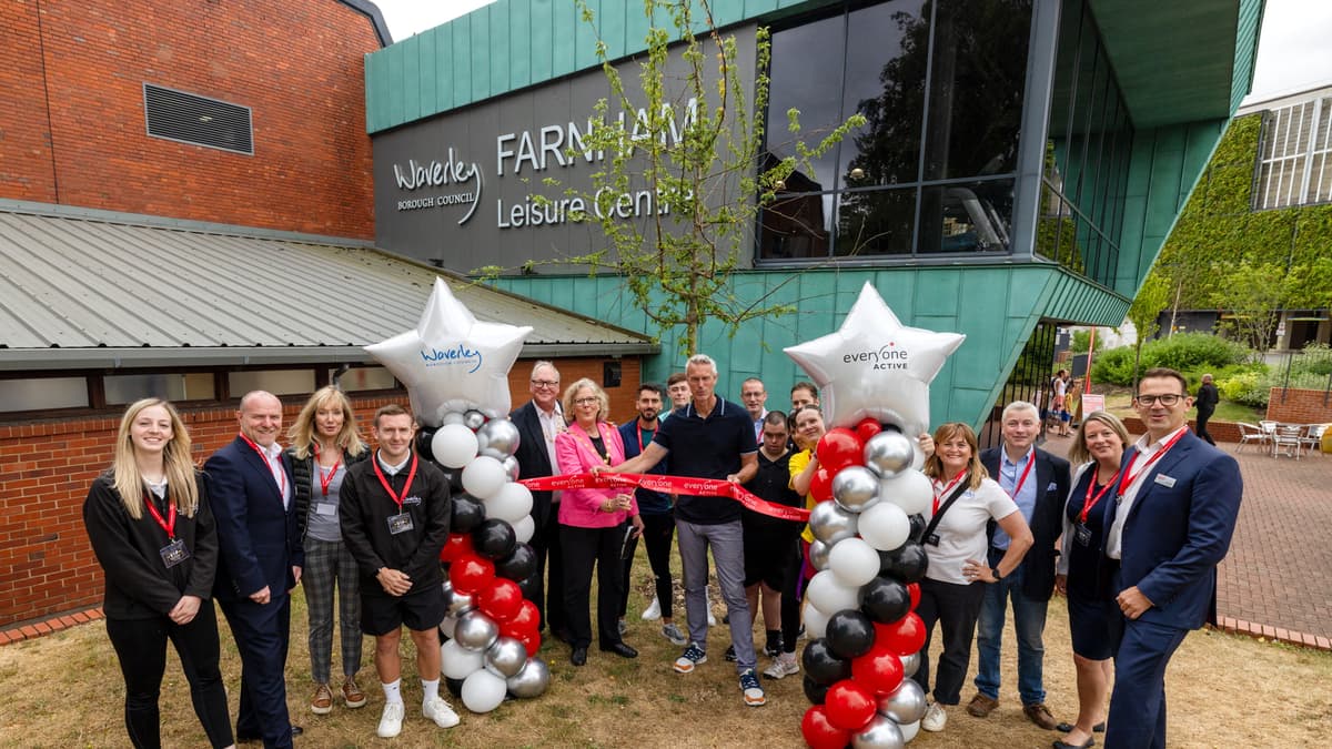 GB Olympic stars Mark Foster and Colin Jackson attend leisure centre ...