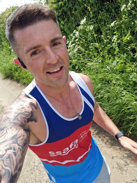 RAF Odiham man Thomas Kenning going on muddy run for SSAFA ...