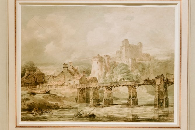 Turner watercolour of Chepstow Castle unveiled at town museum ...