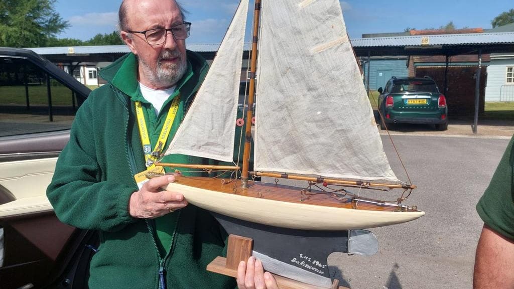 Model yacht built by German POWs among recent Farnham Repair Cafe ...
