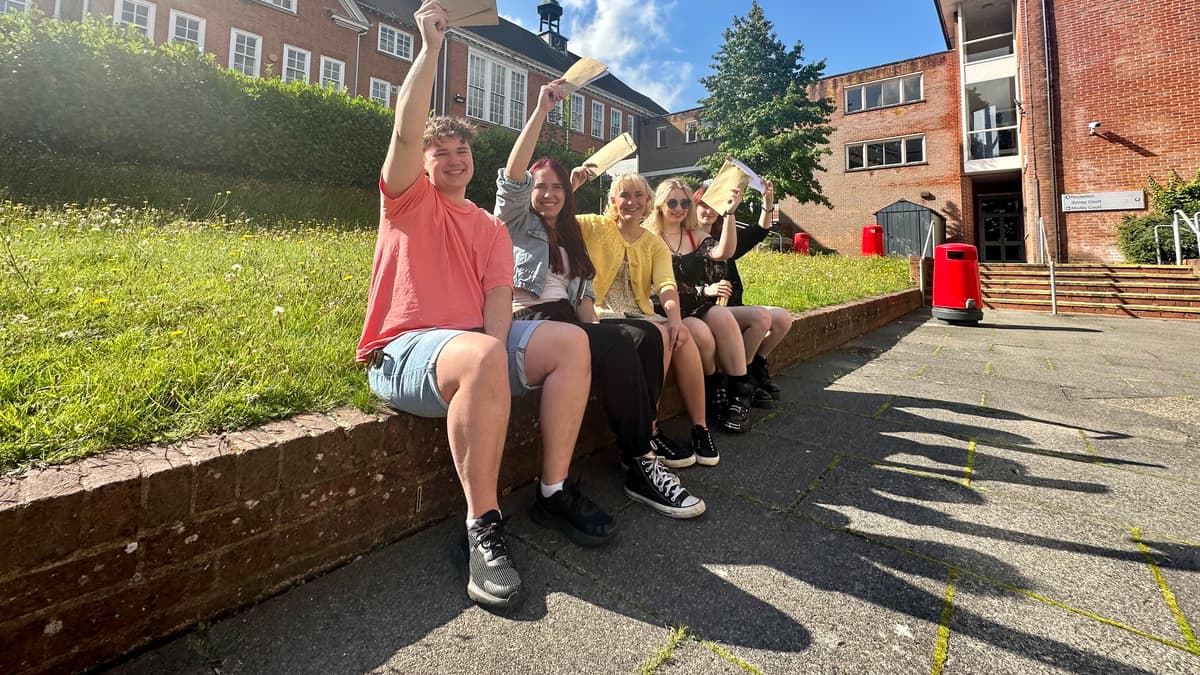 A Level results: Farnham College students celebrate impressive results ...