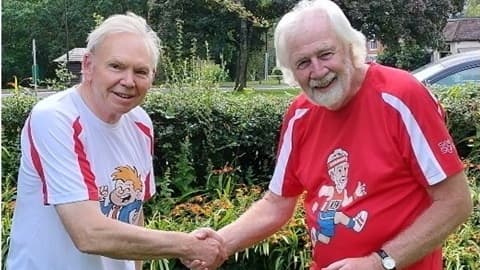 Community Ken and Tricky Dickie's charity run has already raised £2,000 ...