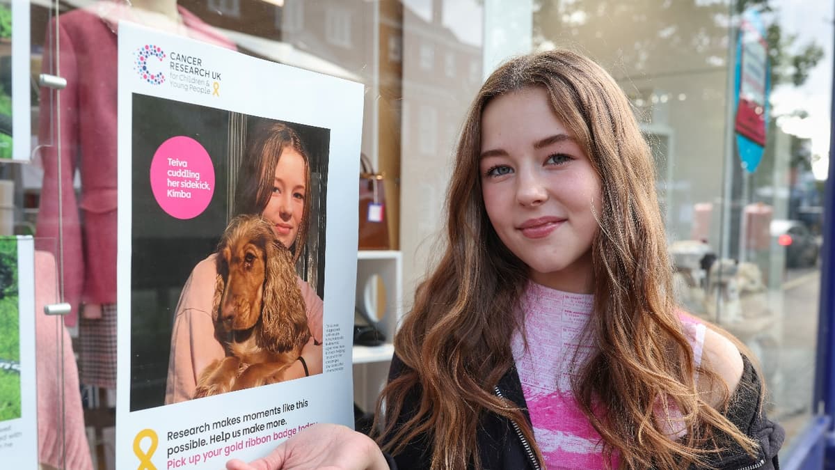 Alton girl Teiva Collins heads children's cancer research campaign ...