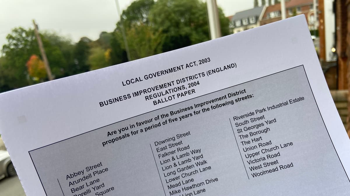 Jury out on Farnham's bid for a BID after ballot papers sent to ...