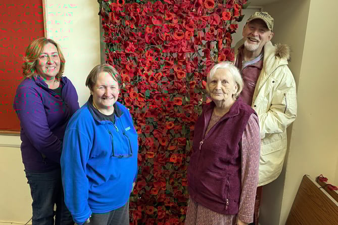 Princetown poppy work of art is flowering | tavistock-today.co.uk