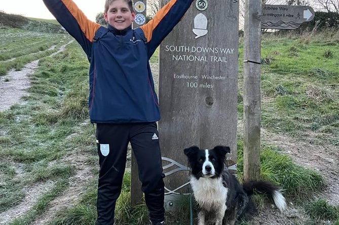 Twelve-year-old walks 100 miles to fill Haslemere Food Bank for ...
