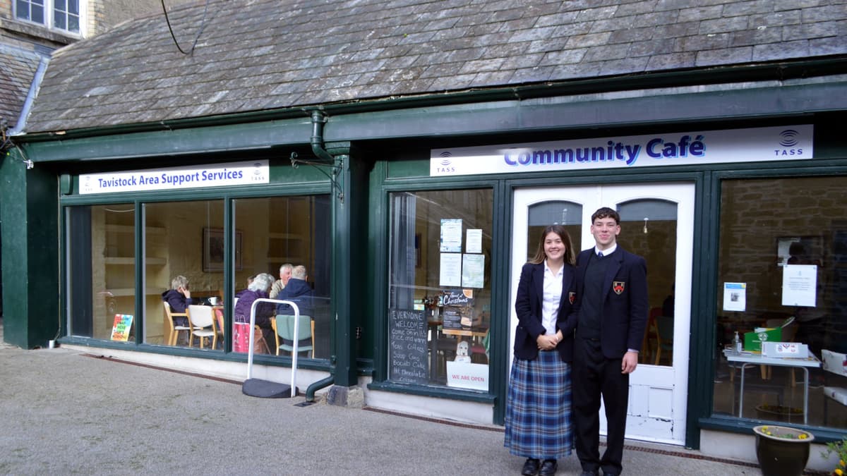 Tavistock cafe brightened by talented Mount Kelly College students ...