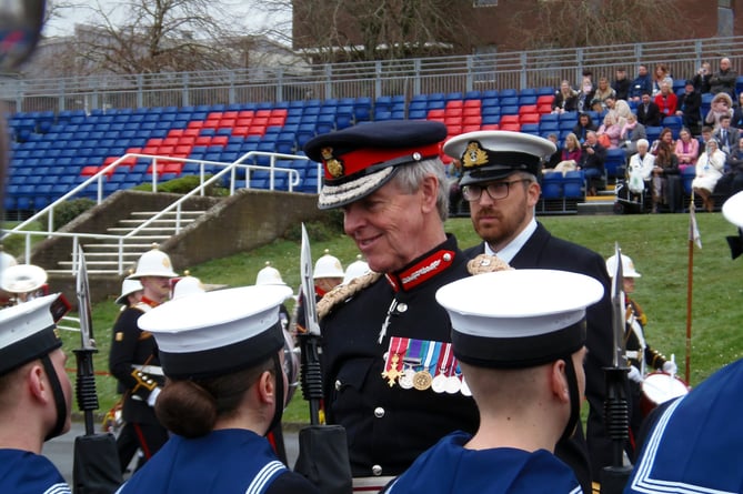 Lord Lieutenant visits seamen of the future at HMS Raleigh | cornish ...