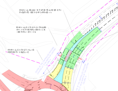 Farnham Water Lane roundabout roadworks delayed | farnhamherald.com