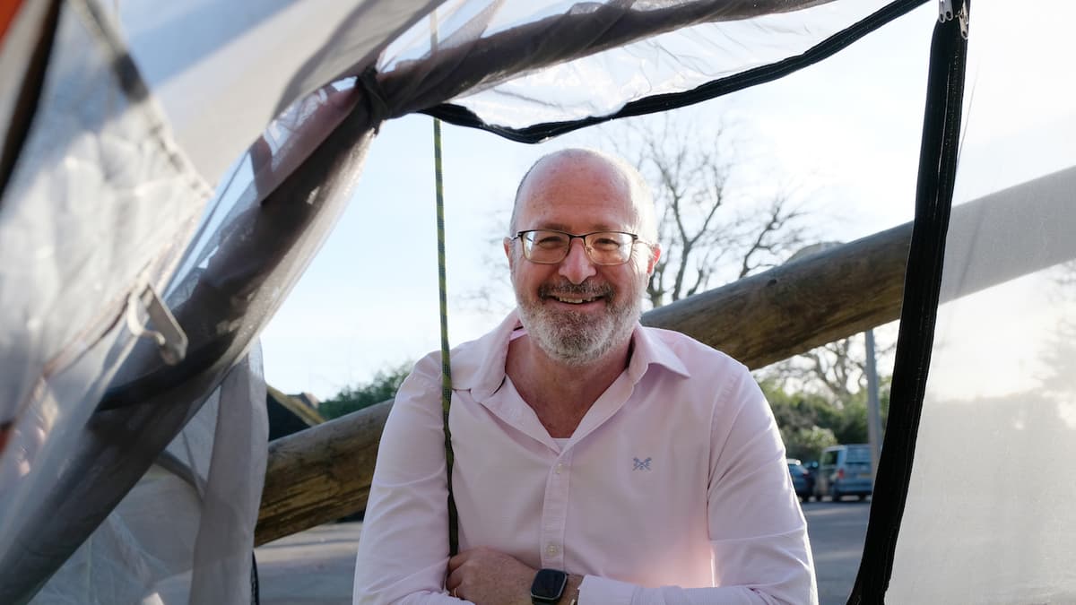 The teacher who camped in freezing temperatures to raise over £10k ...