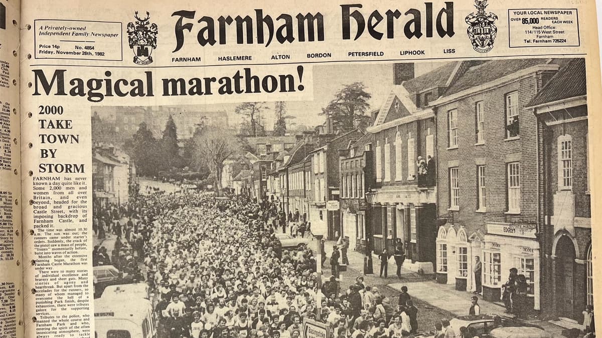 Looking back to when 2,000 people took on Farnham's 'Castle Marathon ...