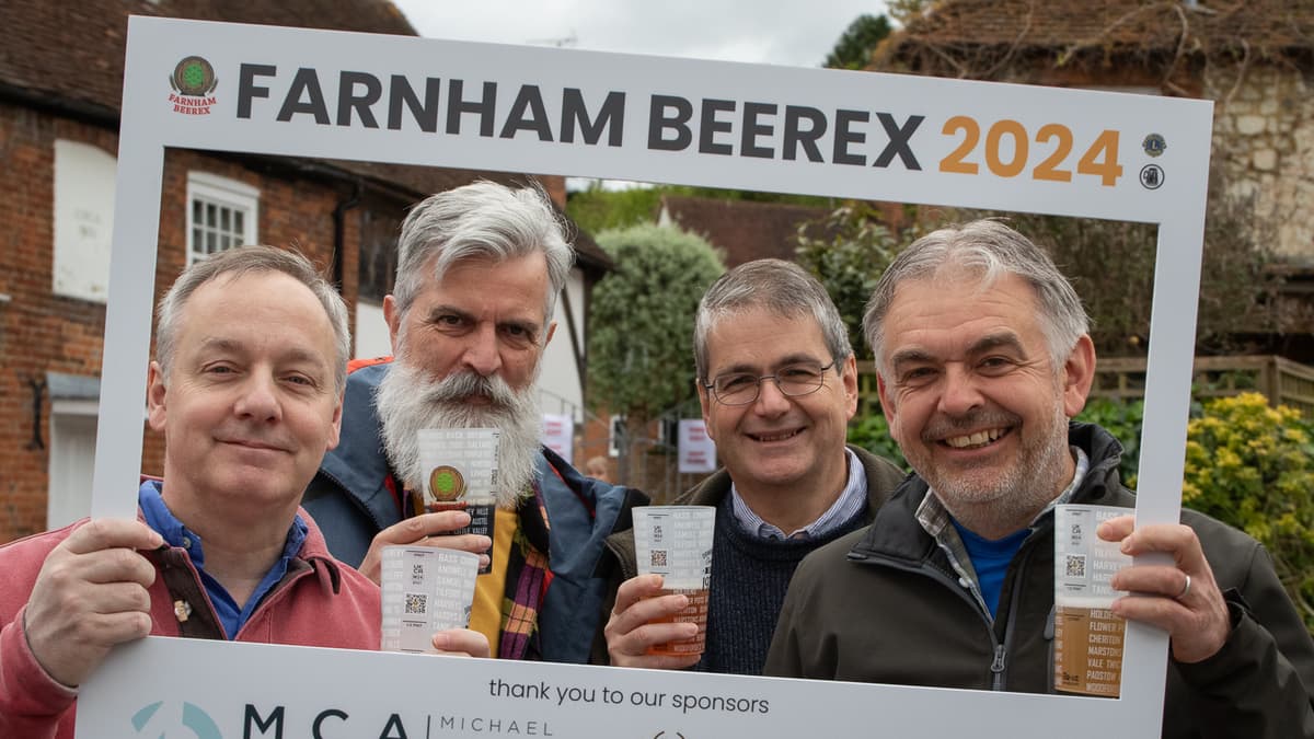 More than 5,000 'drink for charity' at Farnham Beerex 2024 ...