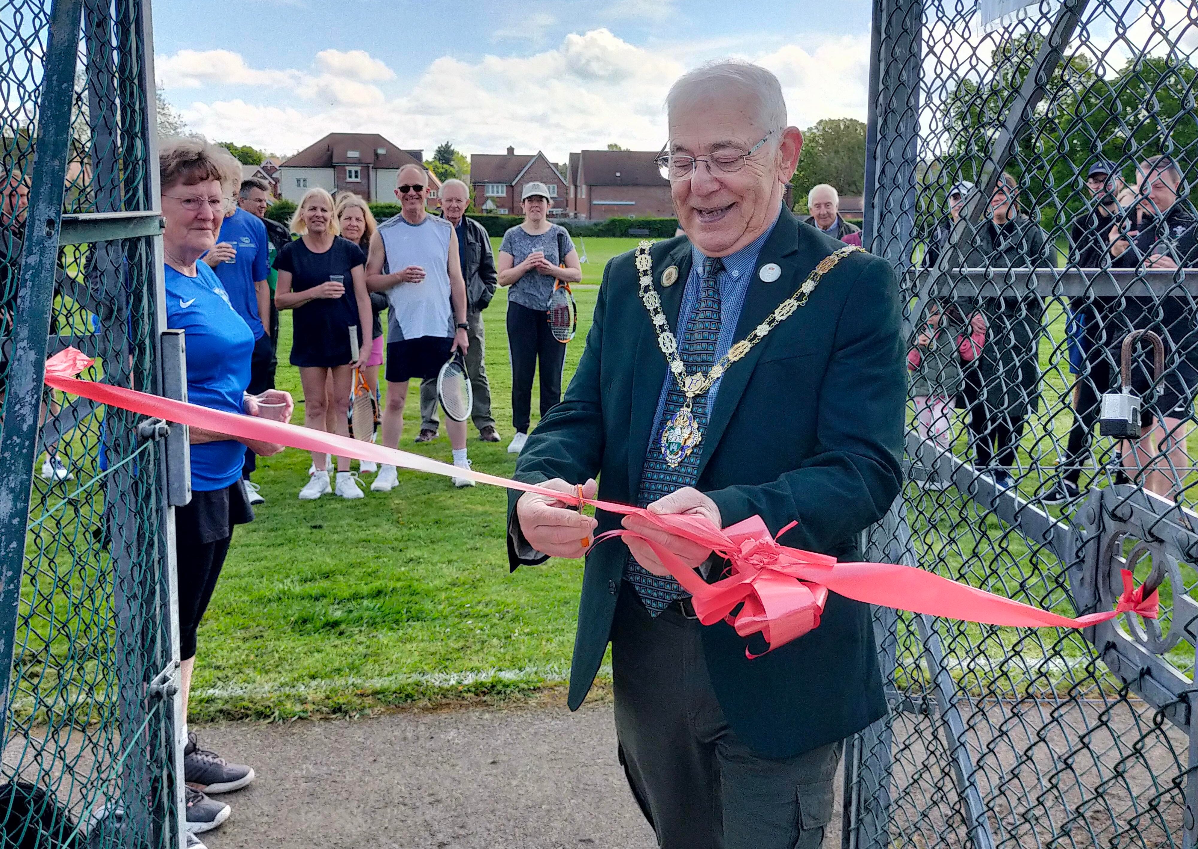 Tennis club's refurbished clubhouse opened by councillor ...