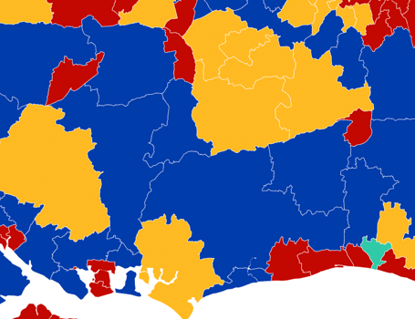 General Election projections for Surrey and East Hampshire ...