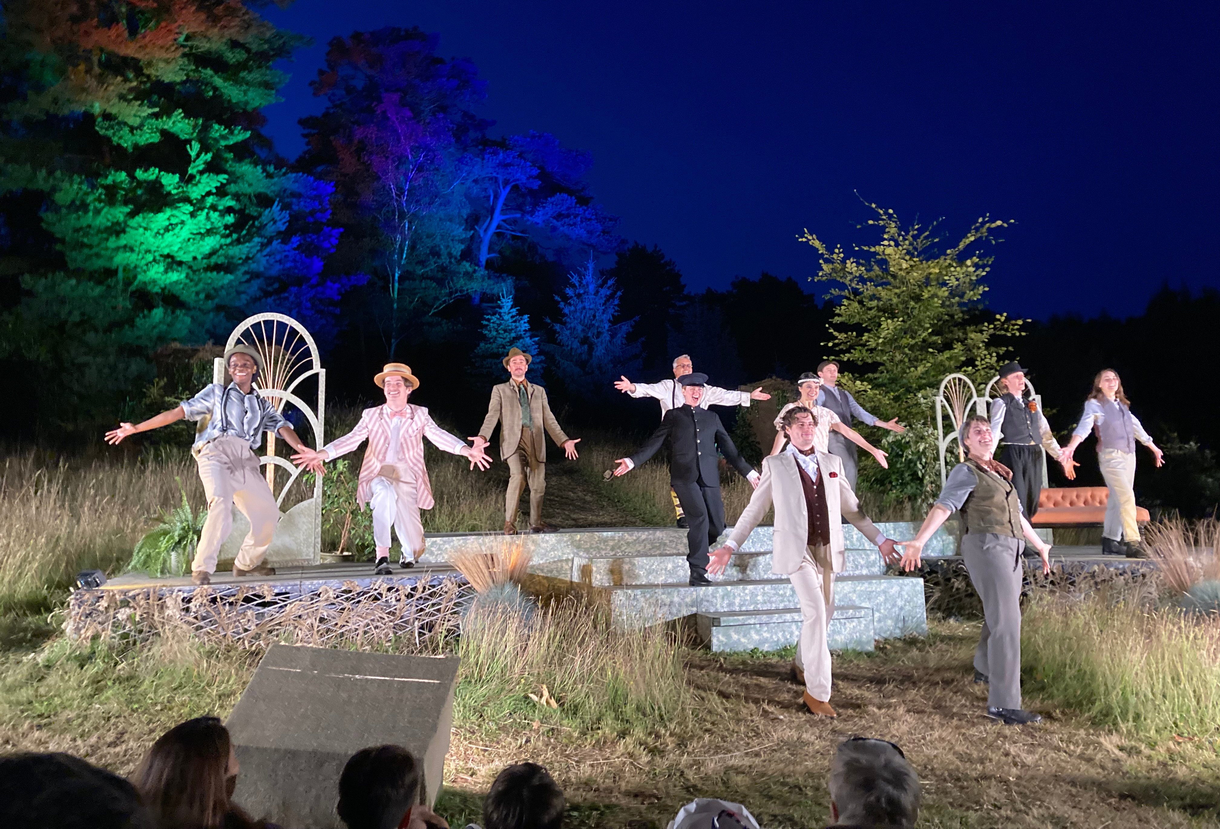 Star-crossed lovers under a starlit sky at Shakespeare Festival ...