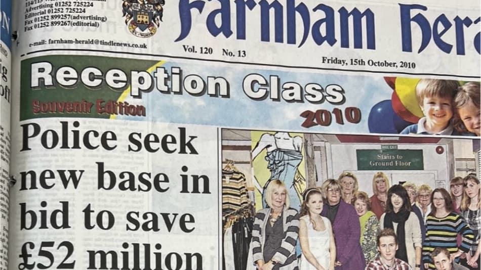 Peeps into the past: How Farnham reacted to the closure of its police ...