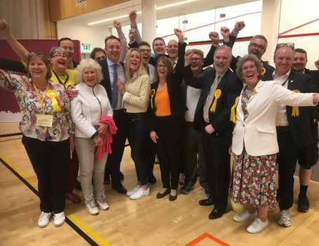 Liberal Democrat Danny Chambers wins in Winchester | farnhamherald.com