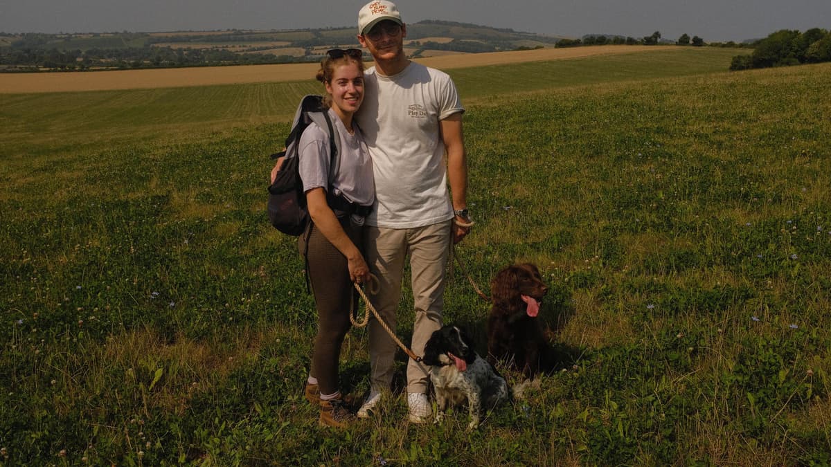 Couple and dogs take on 100-mile hike for cancer charity ...