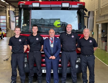 Surrey Fire and Rescue Service honour the work of emergency services ...
