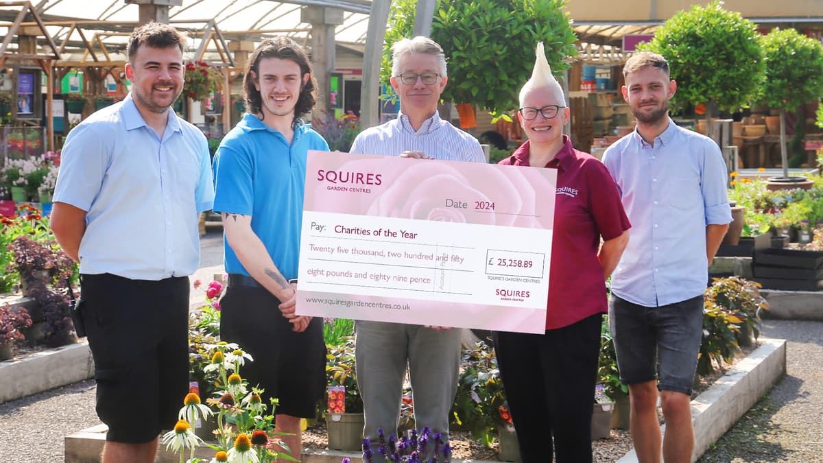 Squire's Garden Centres raise more than £25,000 for charity ...