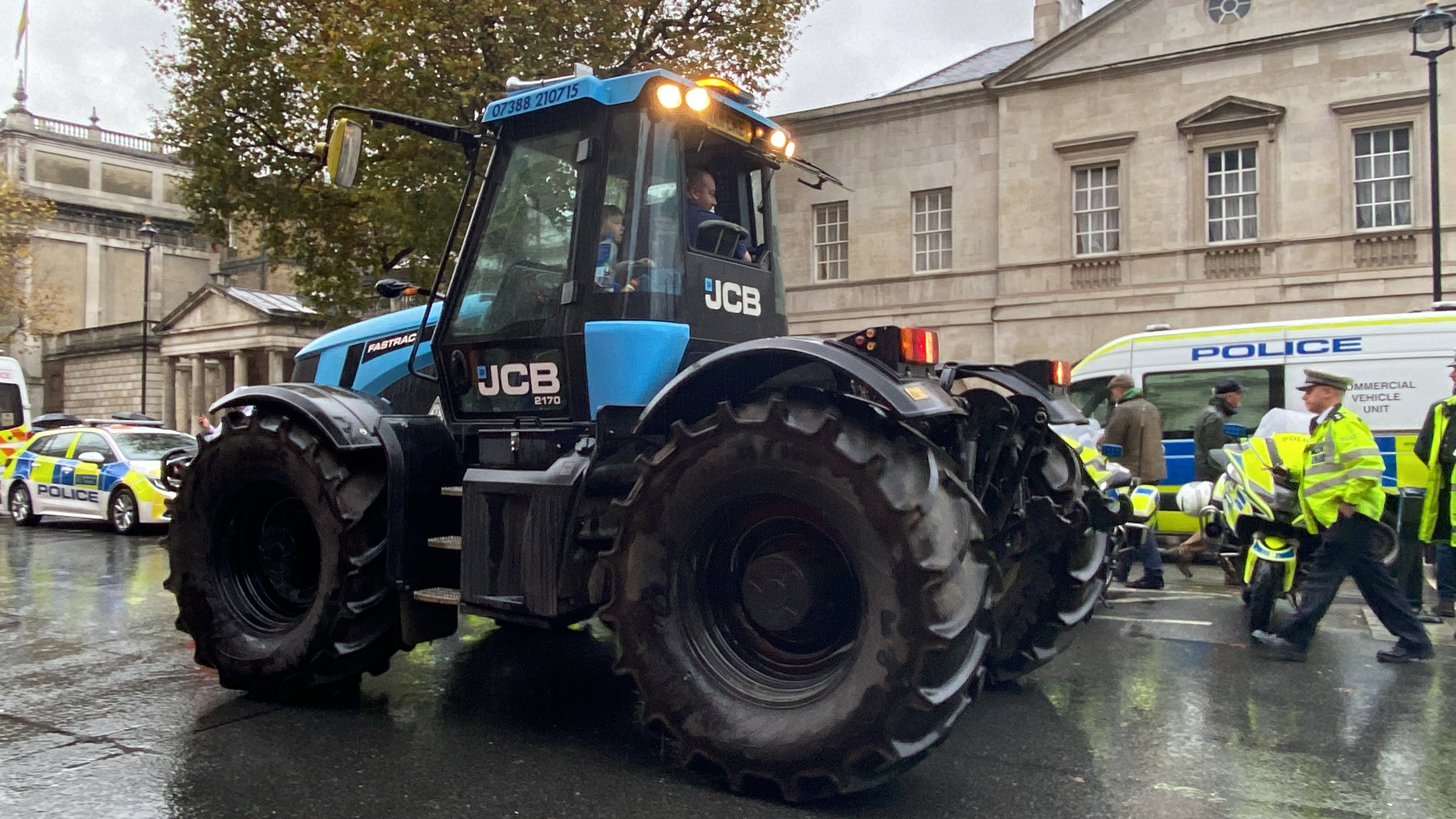 Fields of screams as farmers unite in 'tractor tax' protest ...