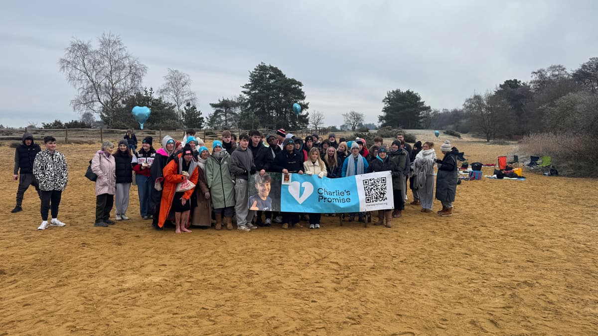 Five elves brave sub-zero swim in honour of murdered Charlie Cosser ...