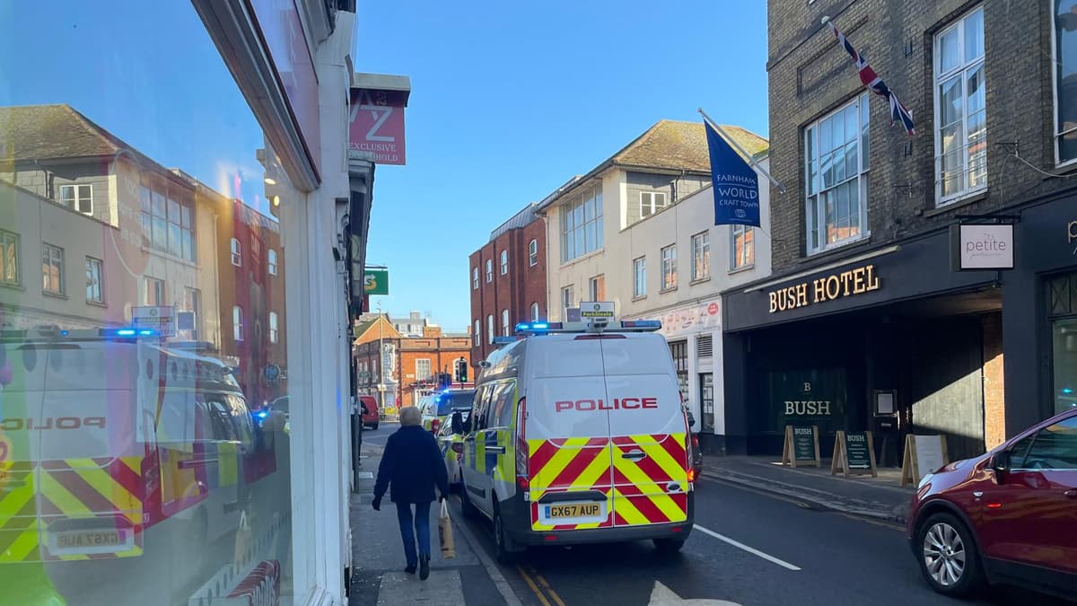 A tale of two patches as crime rises by 75 per cent in Farnham town ...