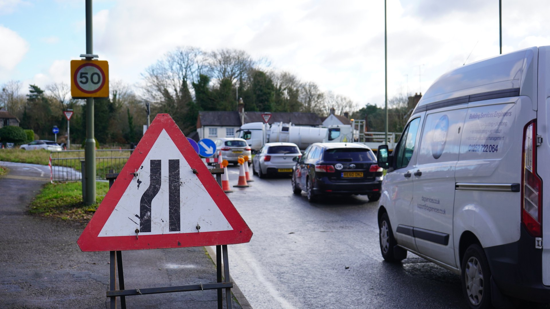 Motorists taken to hospital following collision at A31 Farnham junction ...