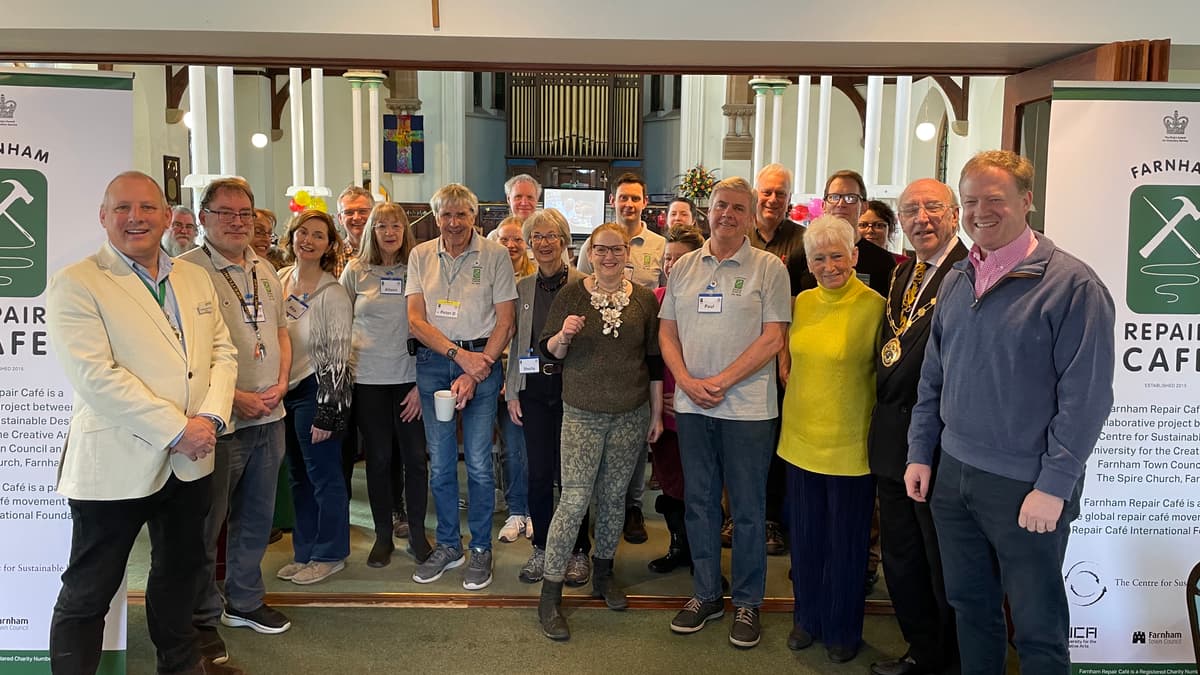 WATCH: Farnham Repair Cafe celebrates 10 years of fixing community ...