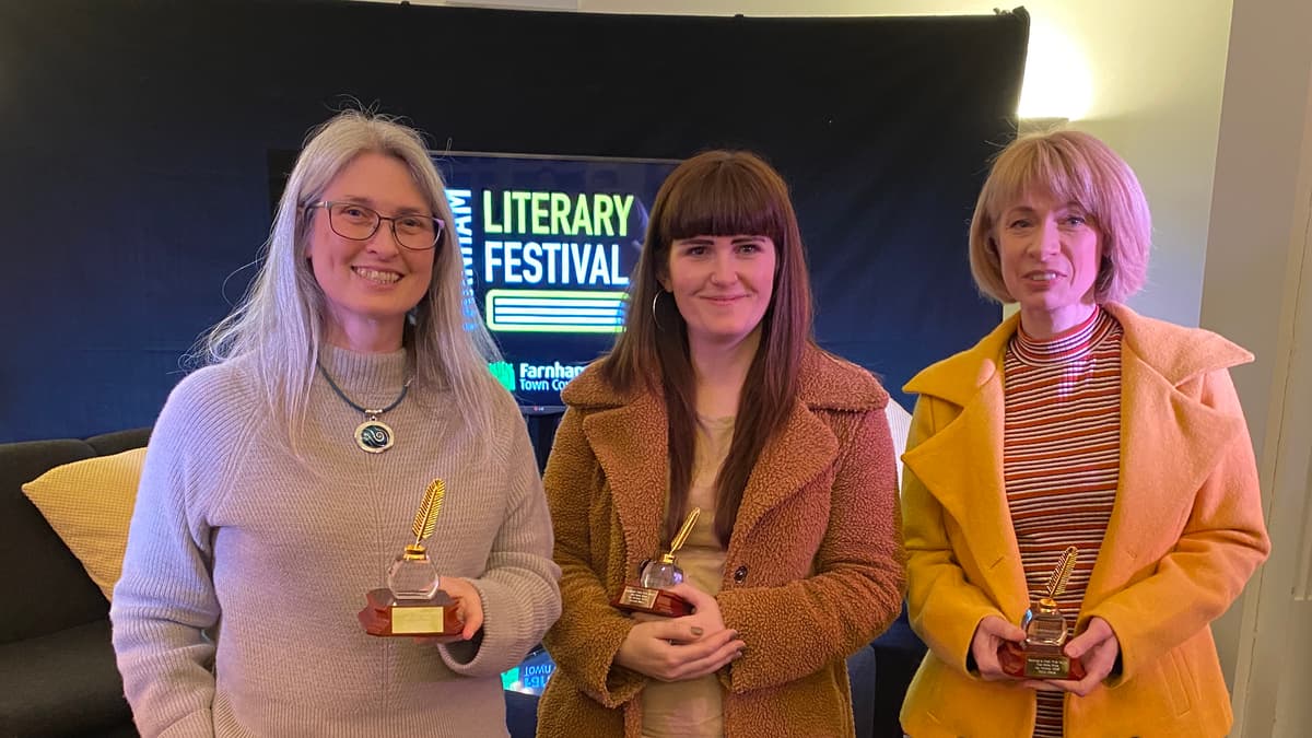WATCH: First Five Pages award ceremony brings Farnham Literary Festival ...