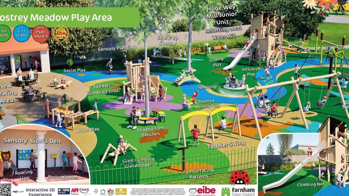 Fun times in Farnham as play area to get makeover - but what about the toilets? | farnhamherald.com