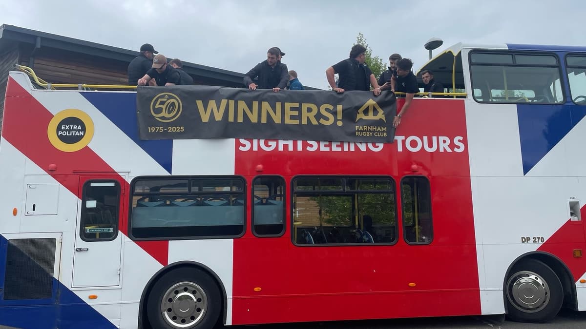 LIVE BLOG: Farnham's double champions victory parade | farnhamherald.com