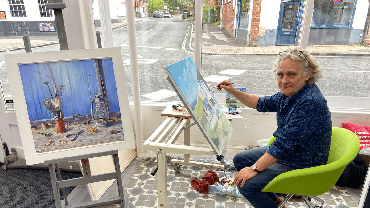 Tim Burns showcases Suffolk coast painting in gallery exhibition ...