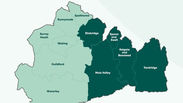 Surrey County Council proposes two mega authorities to boost efficiency ...