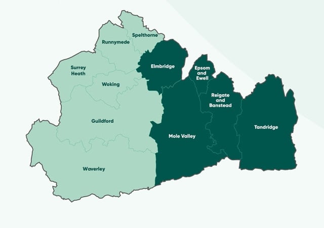 Surrey County Council proposes two mega authorities to boost efficiency ...