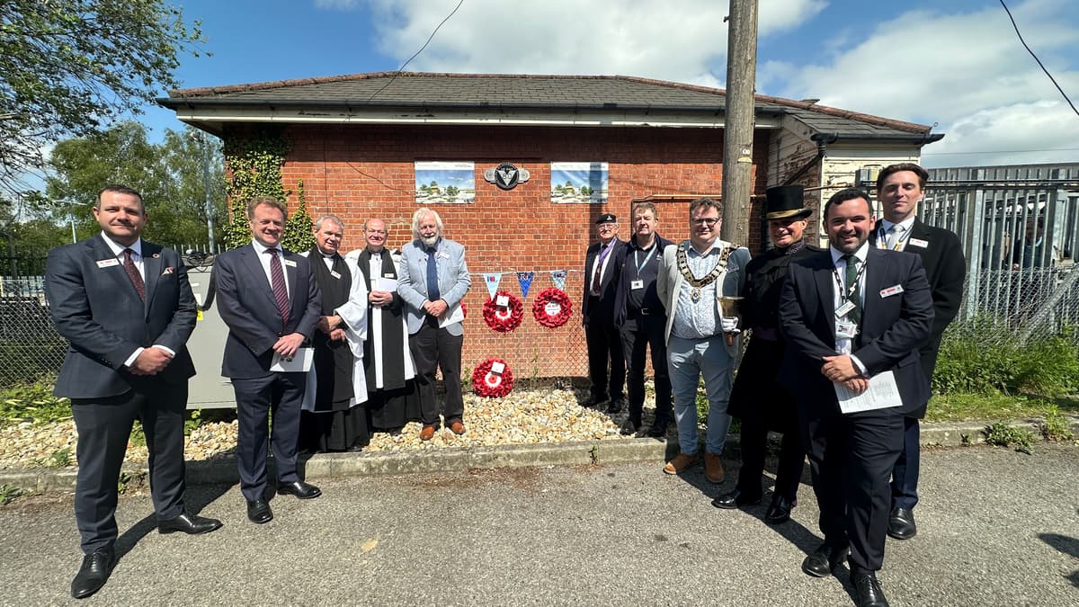 Haslemere memorial honours railway workers who died in WWII ...